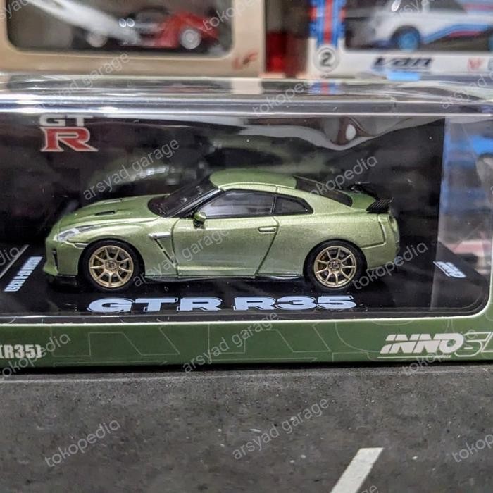 Jual ME99 Diecast Inno64 Nissan Skyline GTR R35 Millenium Jade Segel ...