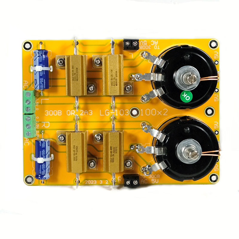Jual LG-103 300B 2A3 amplifier cathode filament balance circuit board ...