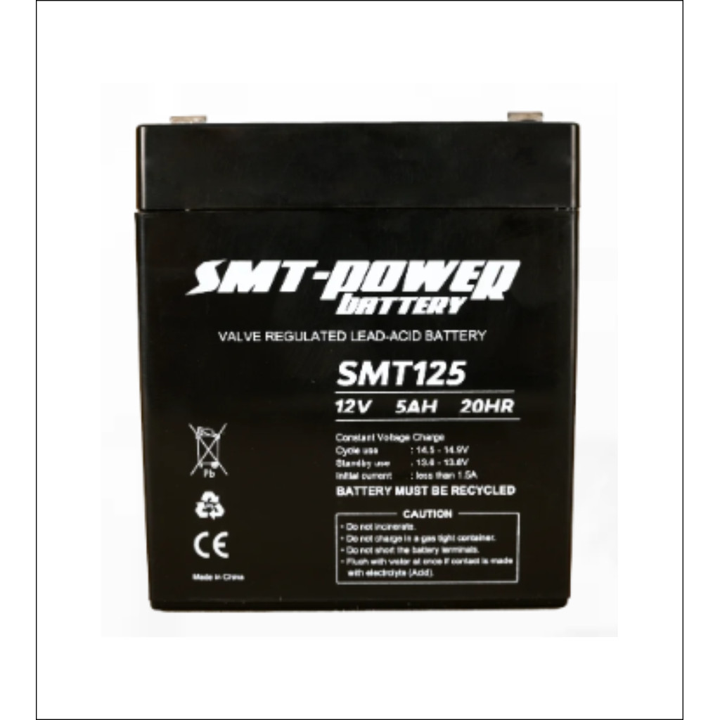 Jual Battery Aki SMT125 12v 5ah VRLA Kering MF SLA Baterai UPS SMT ...