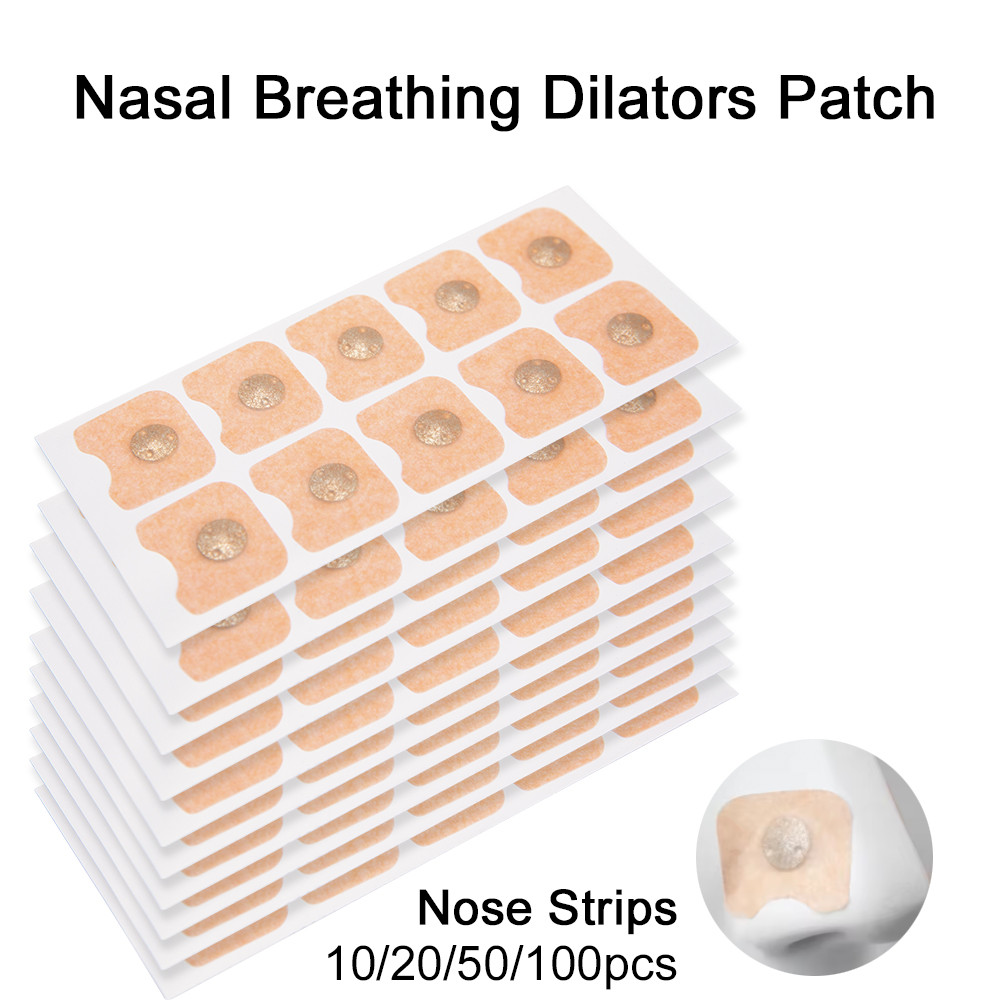 Jual 10/20/50/100Pcs Nose Breathing Patches Nasal Breathing Dilators ...
