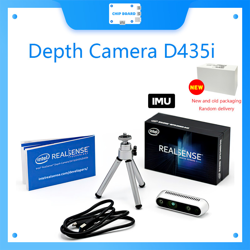 Jual Intel RealSense Depth Camera D435i Aeness IMU Virtual/Augmented Reality and Drones | Shopee ...