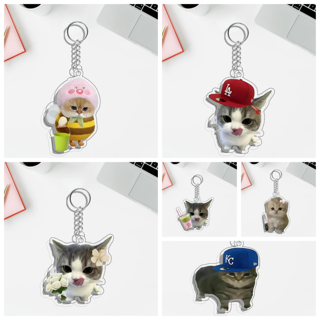 Jual Ganci MEME Cat Keychain Part 2 | Gantungan Kunci MEME Kucing ...