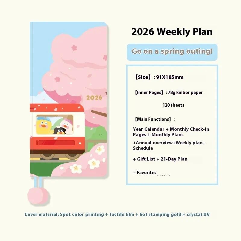 Jual Kinbor 2026 Weekly Planner Work Plan Notebook Daily Time ...
