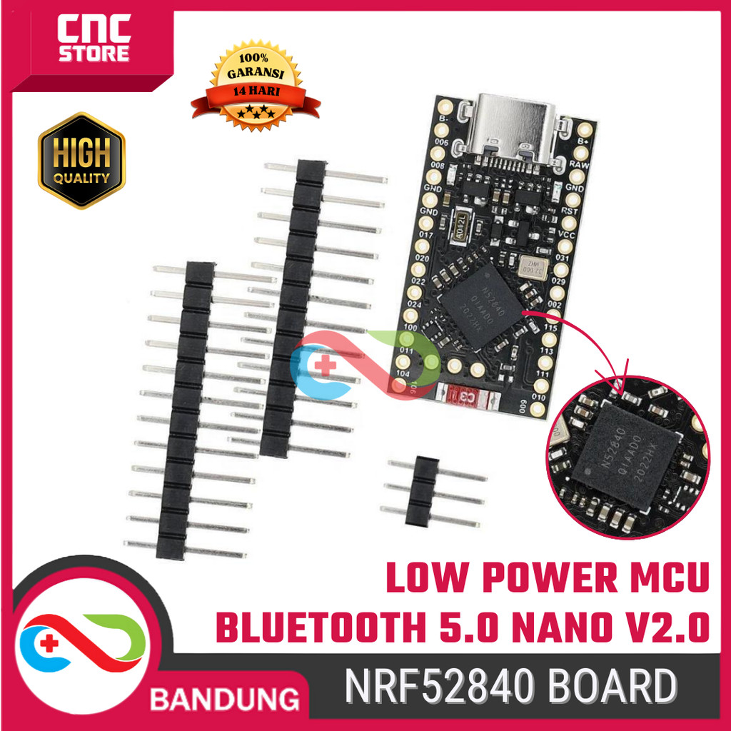 Jual Pro Micro NRF52840 RF52 Bluetooth 5.0 Nano V2.0 Development Board ...