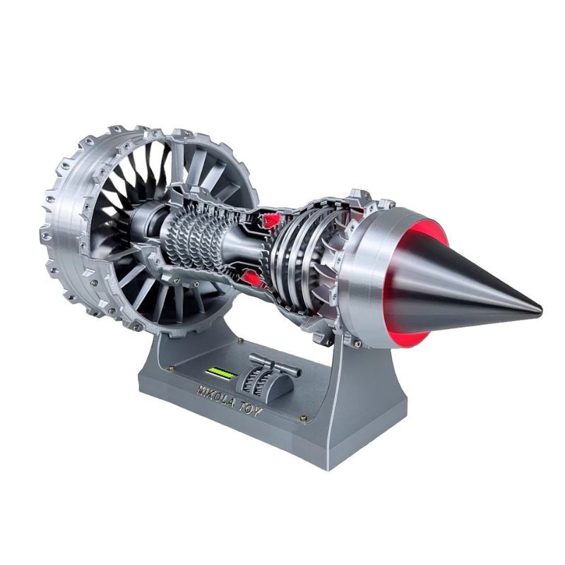 Jual Daluo Tr900 aircraft vortex fan engine model startable engine toy ...