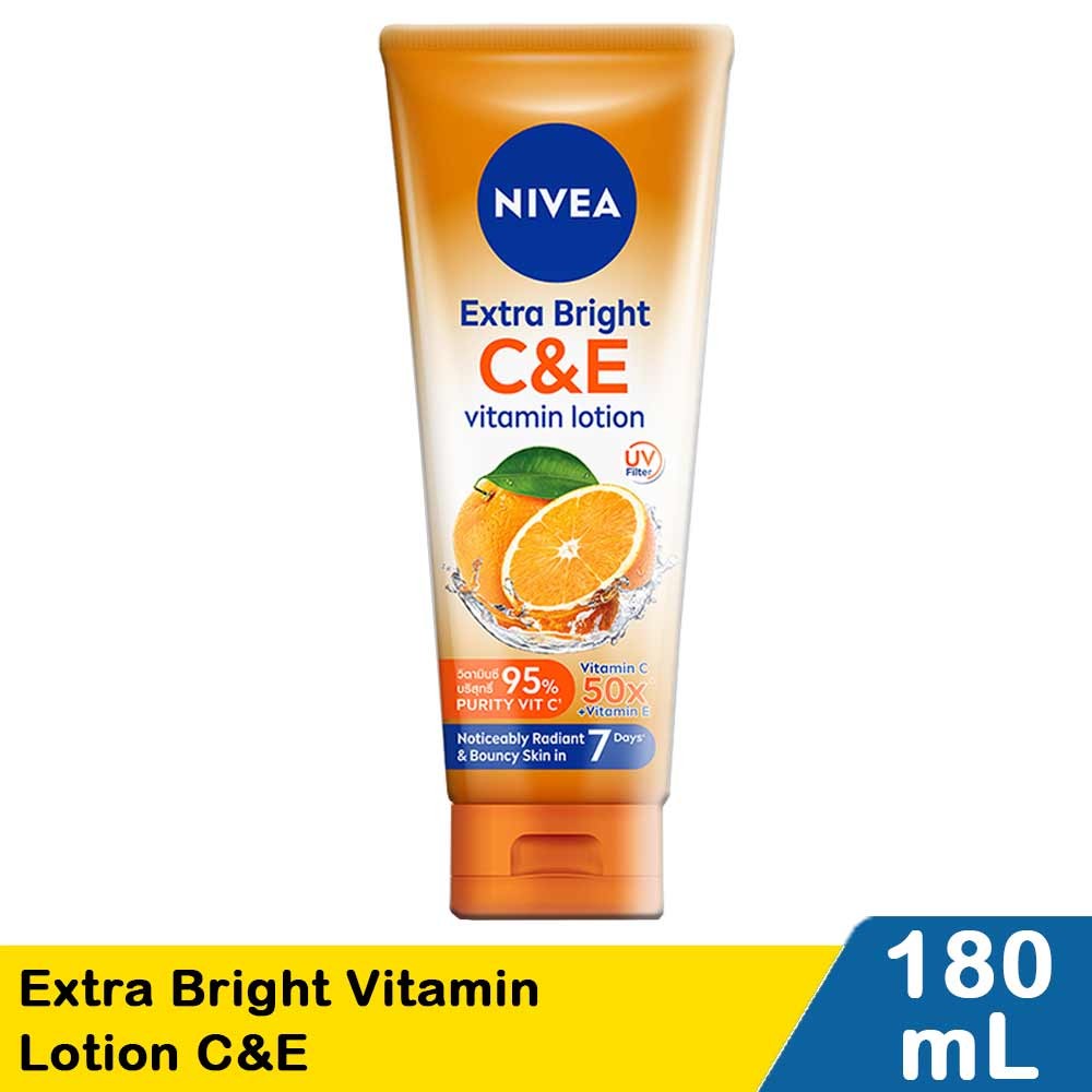 Jual NIVEA EXTRA BRIGHT VITAMIN LOTION C&E 180mL | Shopee Indonesia
