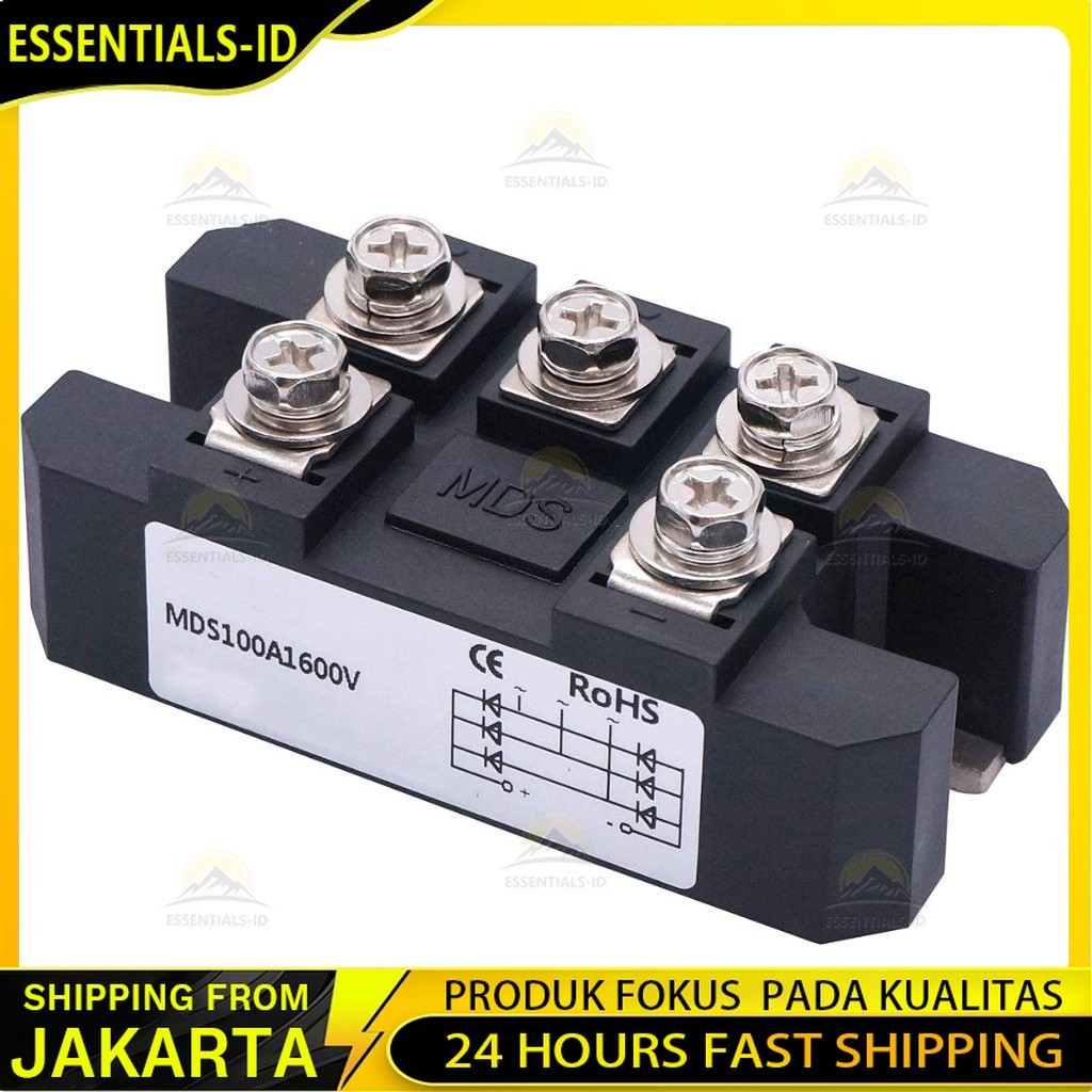 Jual Dioda MDS 100A - 1200V Diode Module Dioda Bridge 3 Phase MDS100A ...