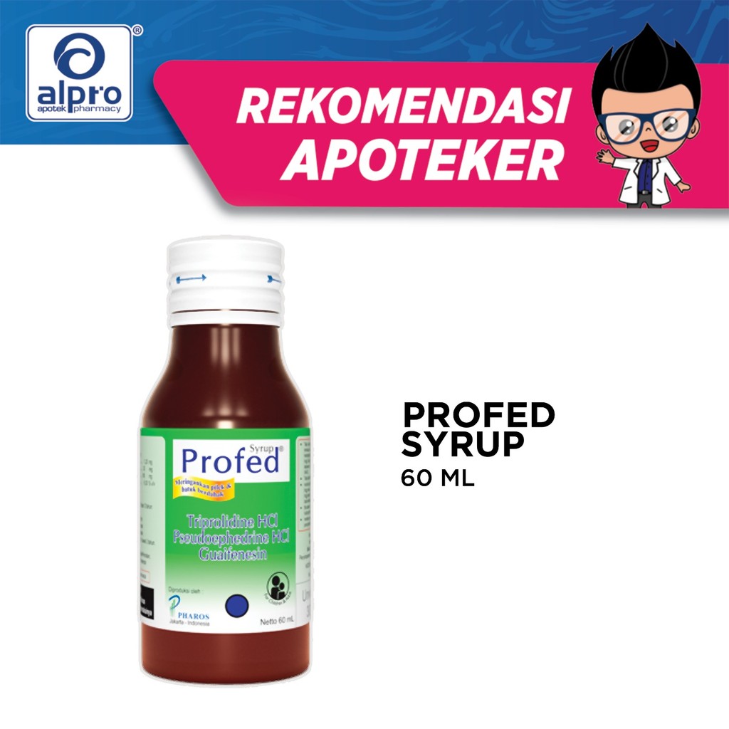 Jual Profed Syrup 60Ml / Sirup Pilek Batuk Berdahak | Shopee Indonesia