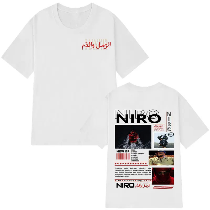 Jual Pakaian jalanan Kaos Grafis Rapper Niro OX7 Pria Wanita Fashion ...