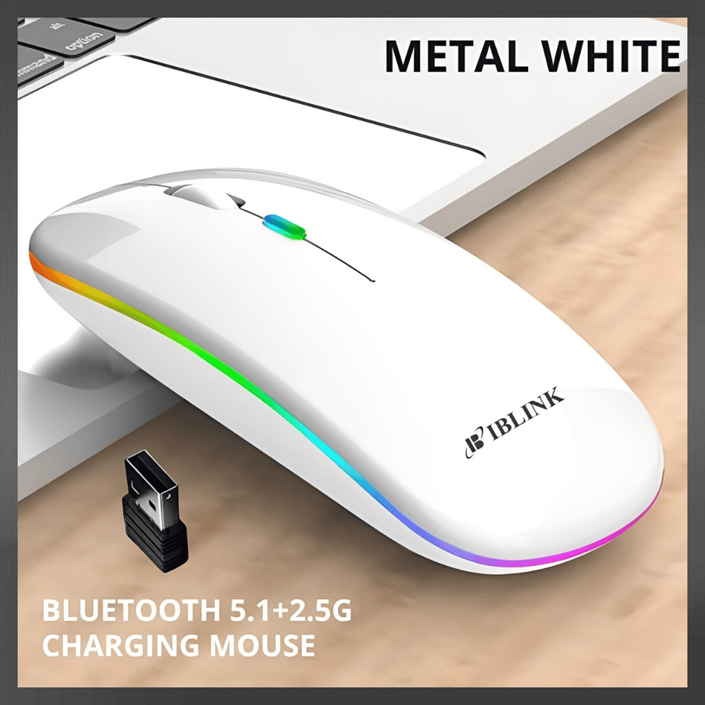 Jual Mouse iBlink Wireless RGB LED Warna Random Koneksi Stabil 2.4GHz ...