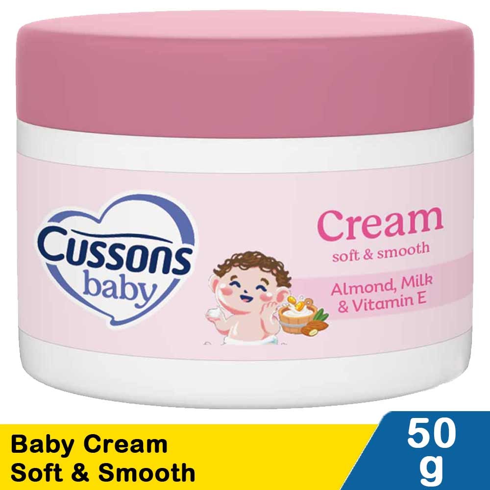 Jual CUSSONS BABY CREAM SOFT & SMOOTH 50g | Shopee Indonesia