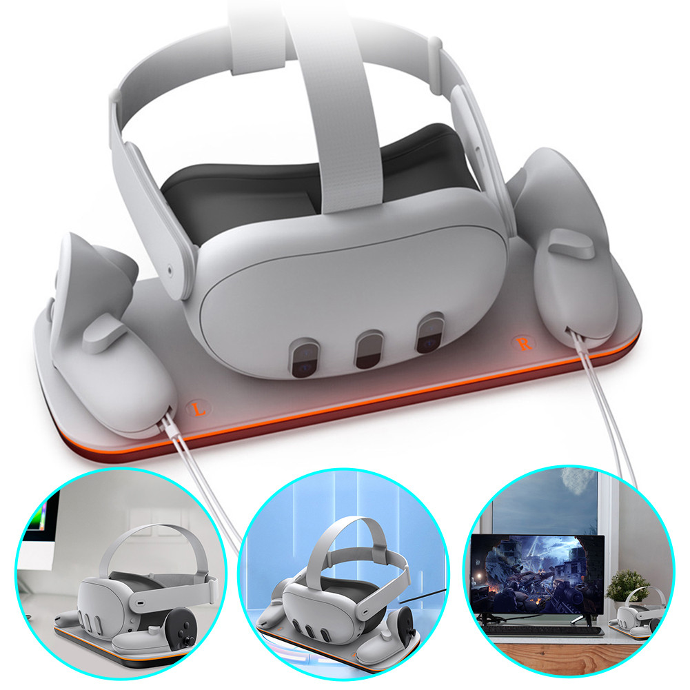 Jual VR Headset Controller Charging Dock for Meta Quest 3 VR Charging ...