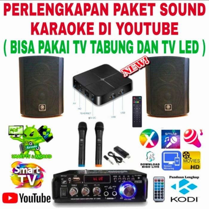 Jual Paket Sound Karaoke 3R + Android Box Bisa Karaoke Di Smart Tv LED ...