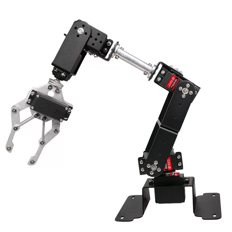 Jual 6 DOF Robot Manipulator MG996 Metal Alloy Mechanical Arm Clamp ...