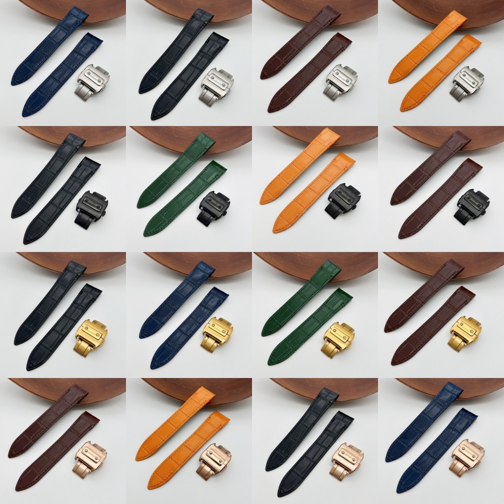 Jual 38mm Square Watch Case 21mm Leather Strap for Seiko Carter Sandoz ...
