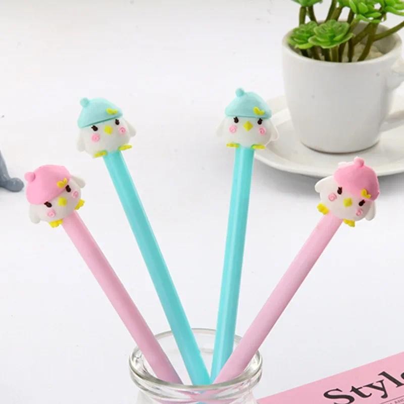 Jual 40PCS Creative Stationery With Cap Chicken Gel Pen Bird Mushroom ...