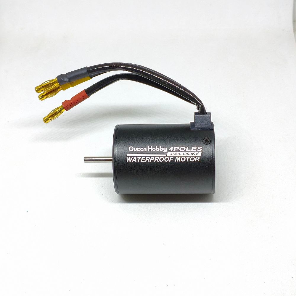 Jual Motor Brushless Queen Hobby 3650 3900KV Waterproof 4 Poles RC Car ...