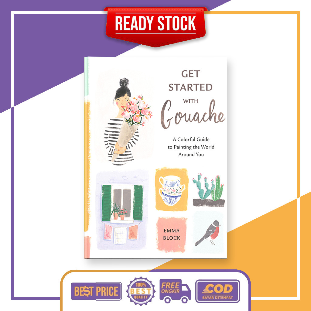 Jual Get Started With Gouache by Emma Block | Shopee Indonesia