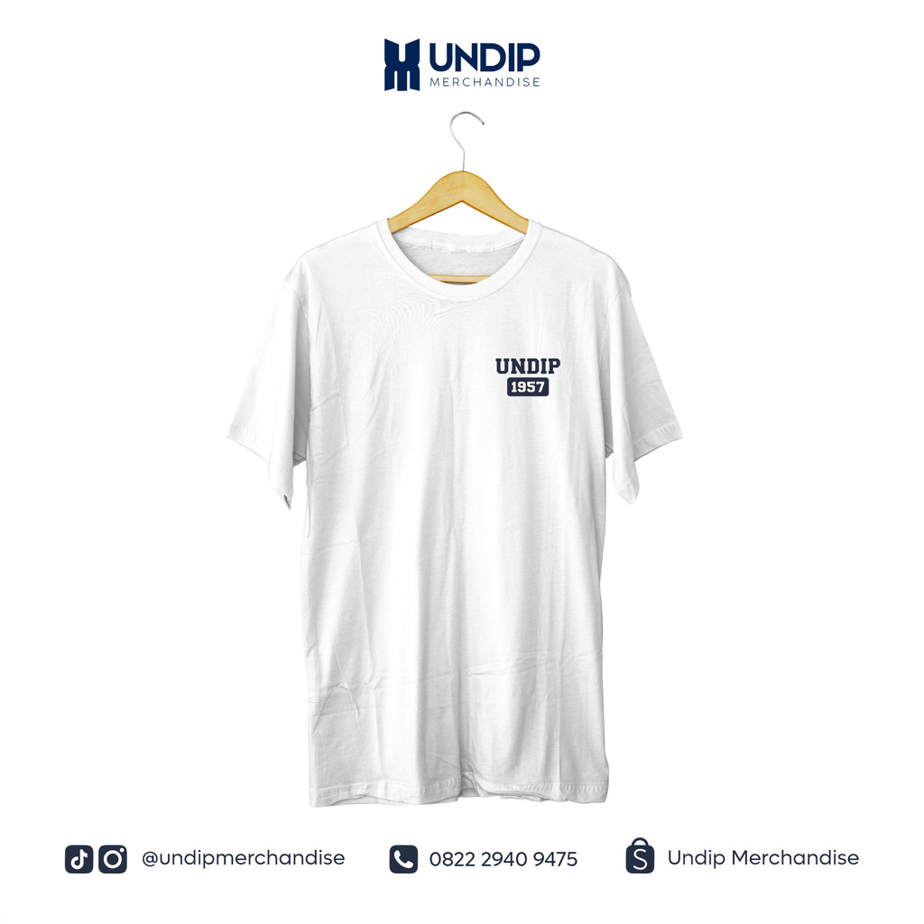 Jual KAOS UNDIP 1957 - PUTIH | Shopee Indonesia