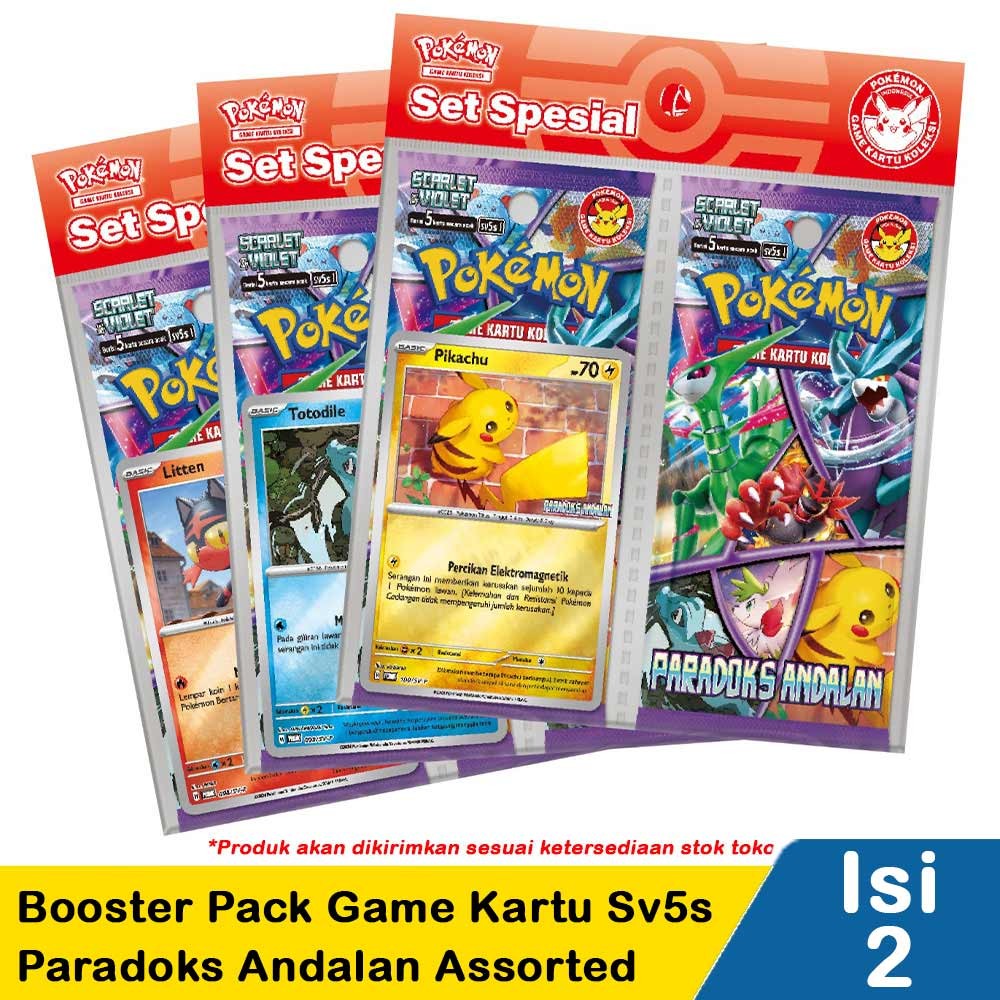 Jual POKEMON SET SPECIAL PARADOKS ANDALAN SV5S 2's | Shopee Indonesia