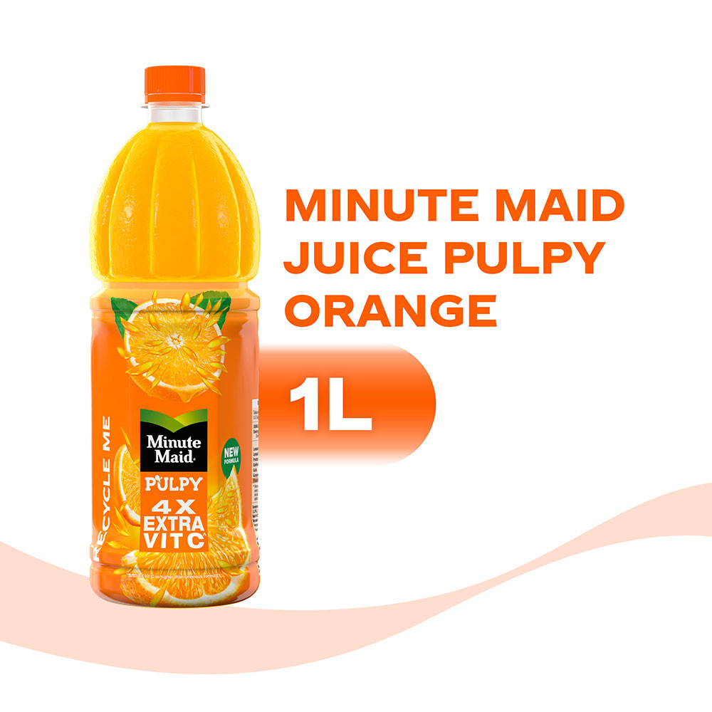 Jual MINUTE MAID JUICE PULPY ORANGE 1L | Shopee Indonesia