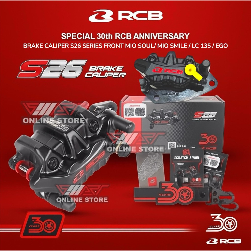 Jual Kaliper RCB RCB S26 Special Edition 30TH Anniversary - Mio ...