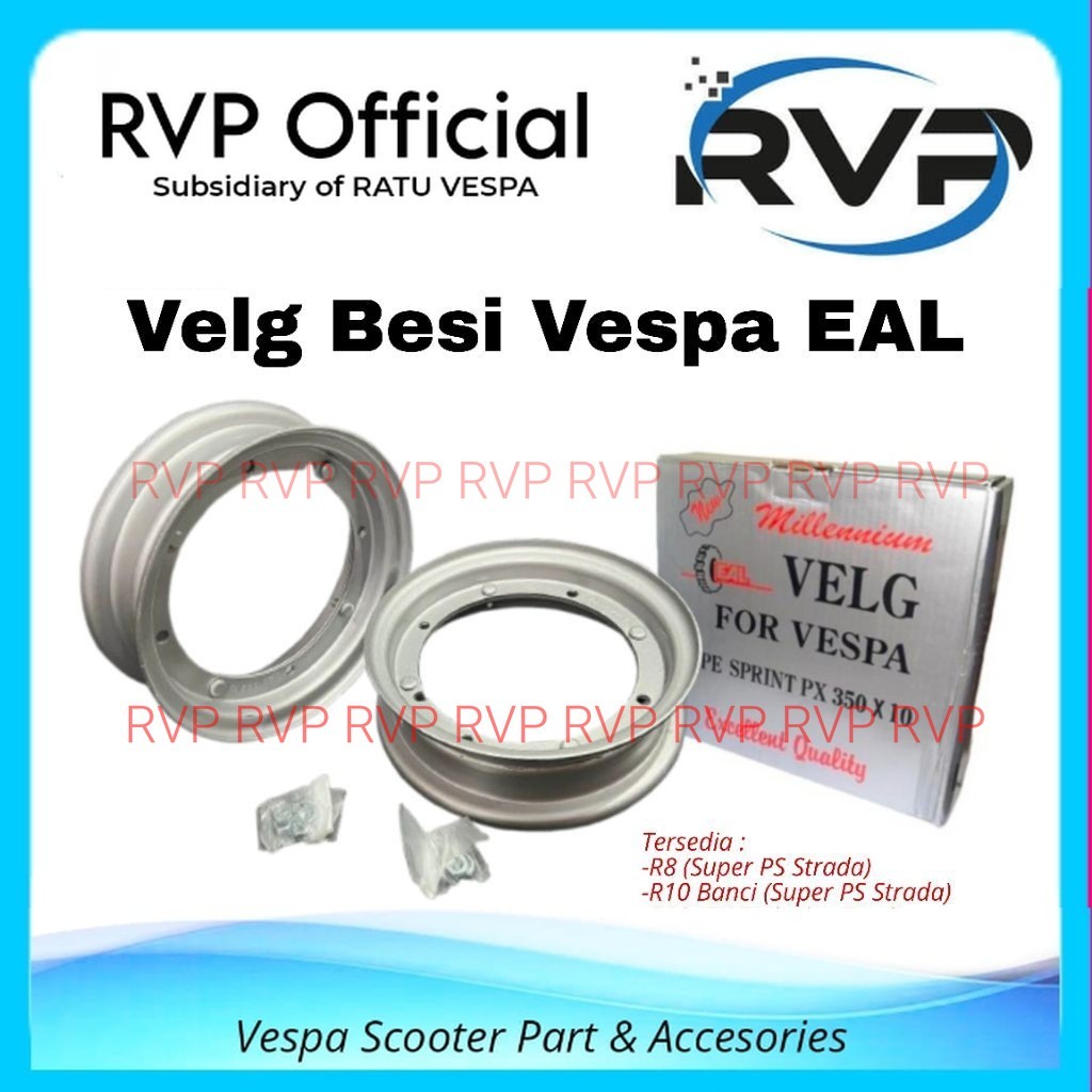 Jual EAL Velg Besi Vespa Super Strada Sprint PS PX Exclusive Excel ...