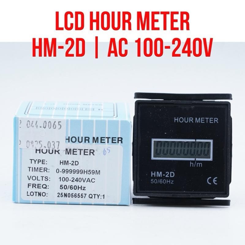 Jual DRIV HM-2D LCD Hour Meter HM-2D AC 100V - 240V HourMeter 50/60Hz ...