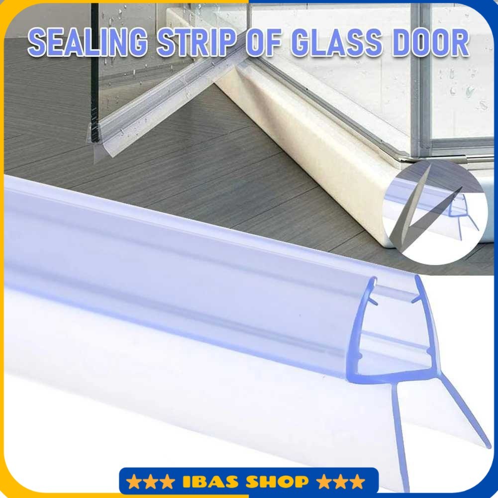 Jual Seal Strip Penutup Celah Pintu Kaca Kamar Mandi Tebal 4-6mm 50cm ...