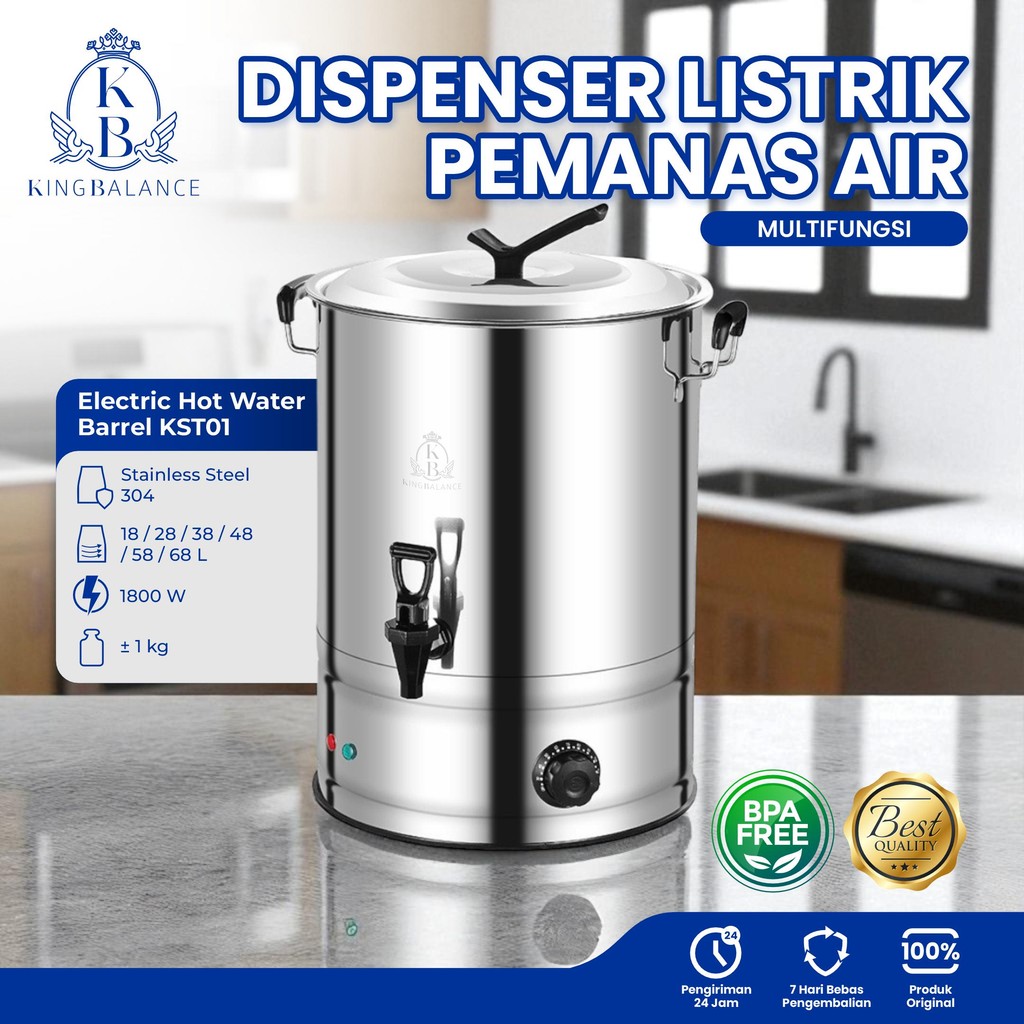 Jual King Balance Panci Listrik Pemanas Air Electric Hot Water Barrel ...