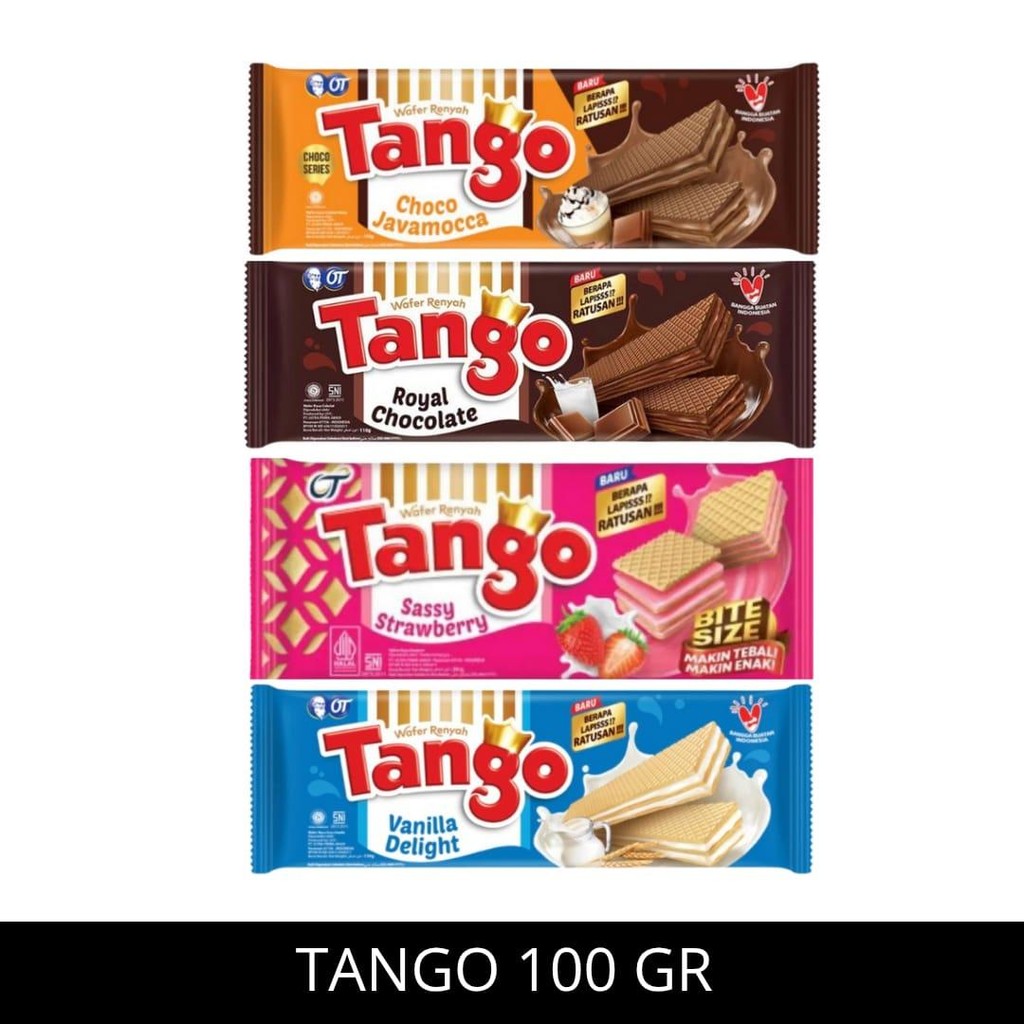 Jual Tango Wafer 100 gr - Pilihan Rasa Choco Javasoca, Royal Chocolate ...
