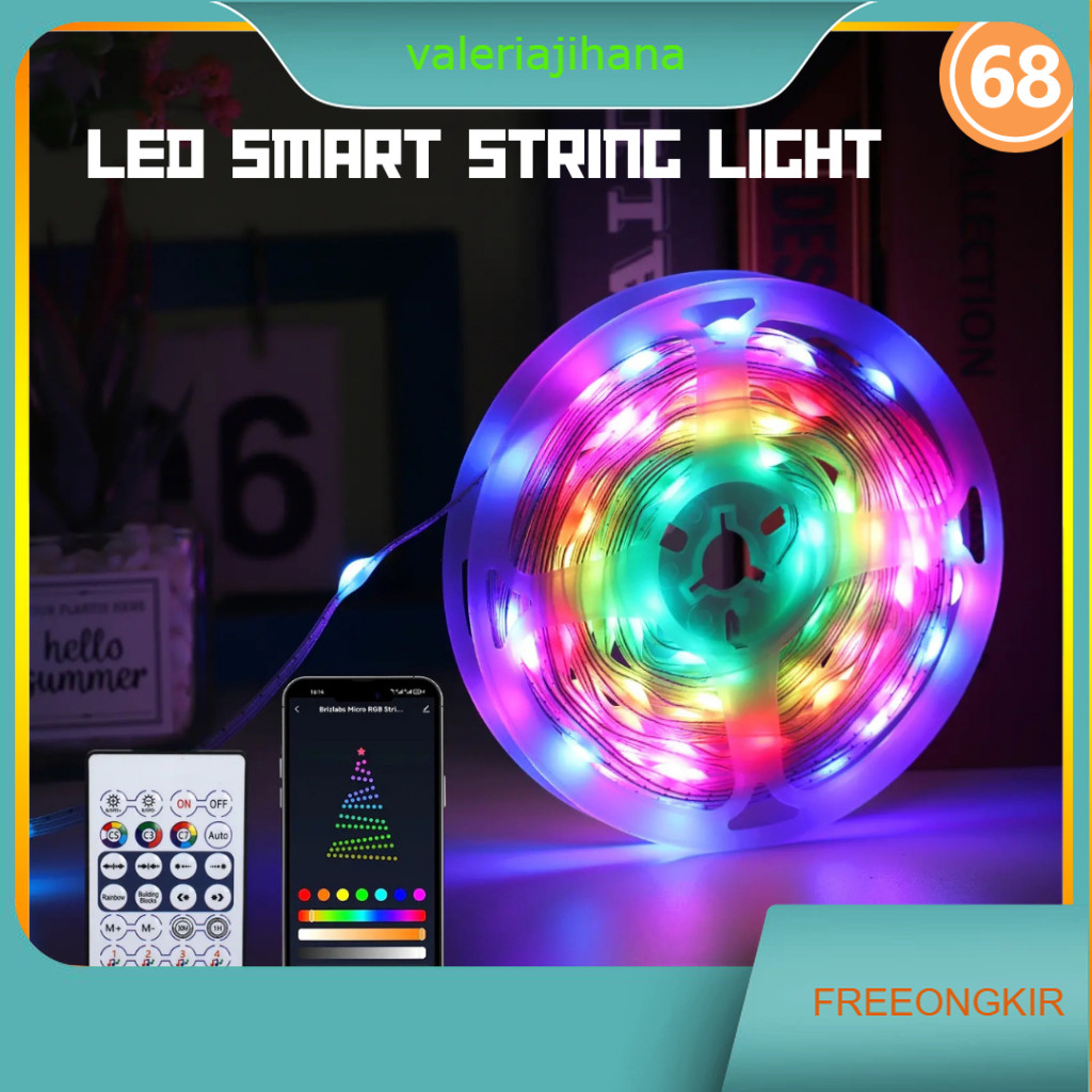 Jual [] Lampu Strip Running Smart LED Fairy Strip Light Running 10 ...