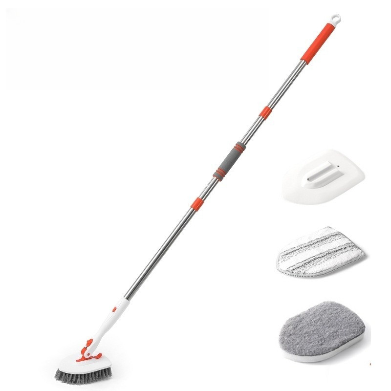 Jual Tub Tile Scrubber Brush Cleaning Brush 52.3" Adjustable Telescopic ...