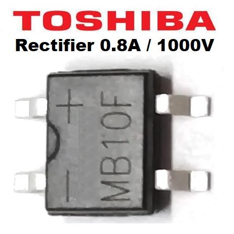 Jual Bridge Rectifier Diode 0.8A 1000V Dioda Penyearah MB10F SMD ...