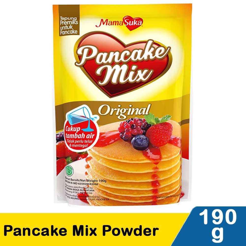 Jual MAMASUKA PANCAKE MIX POWDER 190g | Shopee Indonesia