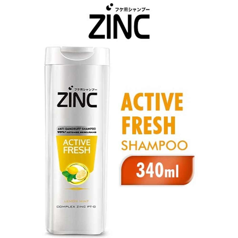 Jual ZINC SHAMPOO A/K ACTIVE FRESH LEMON MINT 340mL | Shopee Indonesia