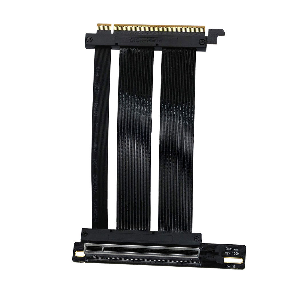 Jual Right angle PCIE 5.0 Riser Cable Future Proof for Gen 5 GPU ...