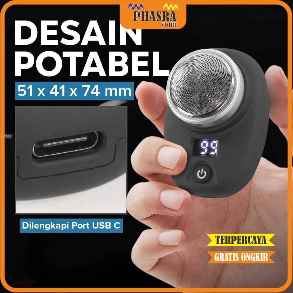 Jual MYDOO Alat Cukur Kumis Elektrik Mini Portable Trimmer Shaver ...