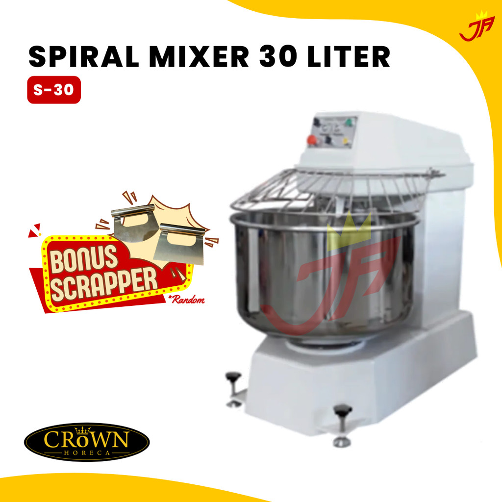 Jual CROWN Spiral Mixer S-30 / S30 Mixer Roti 30 liter | Shopee Indonesia