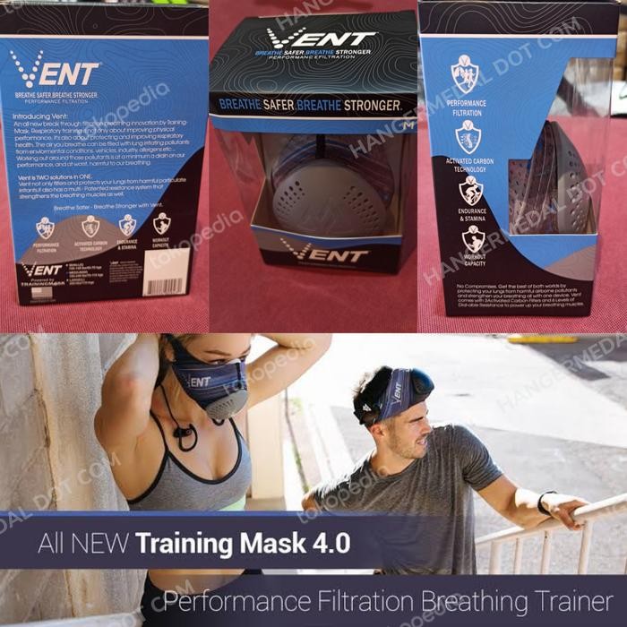 Jual VENT TRAINING MASK 4.0 ORIGINAL USA High Altitude elevation ...