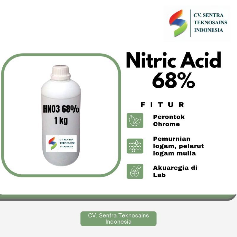 Jual HNO3 68% / Nitric (1 kg) | Shopee Indonesia