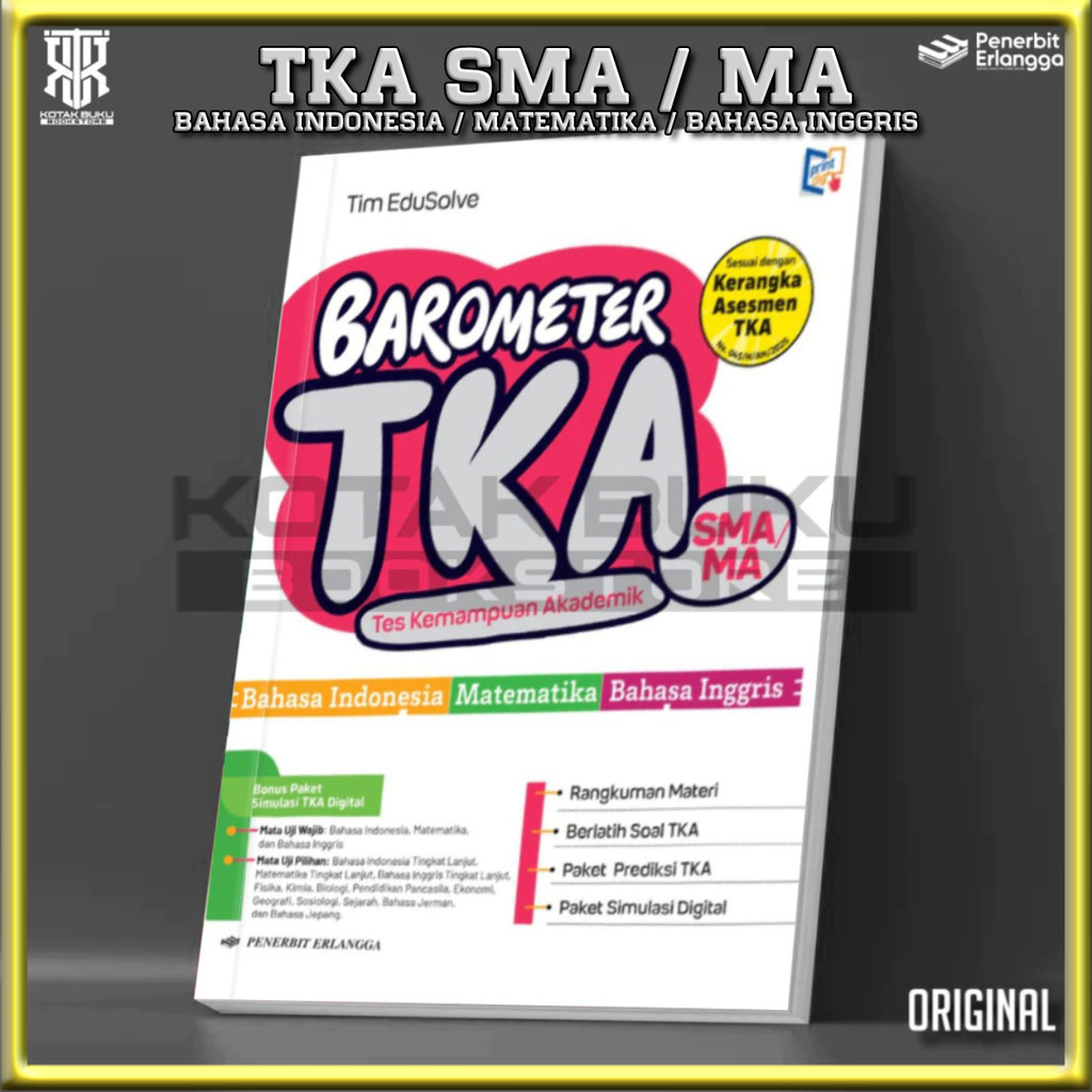 Jual ( ERLANGGA ) Barometer TKA SMA / MA / TKA SMA 2026 / TKA ...