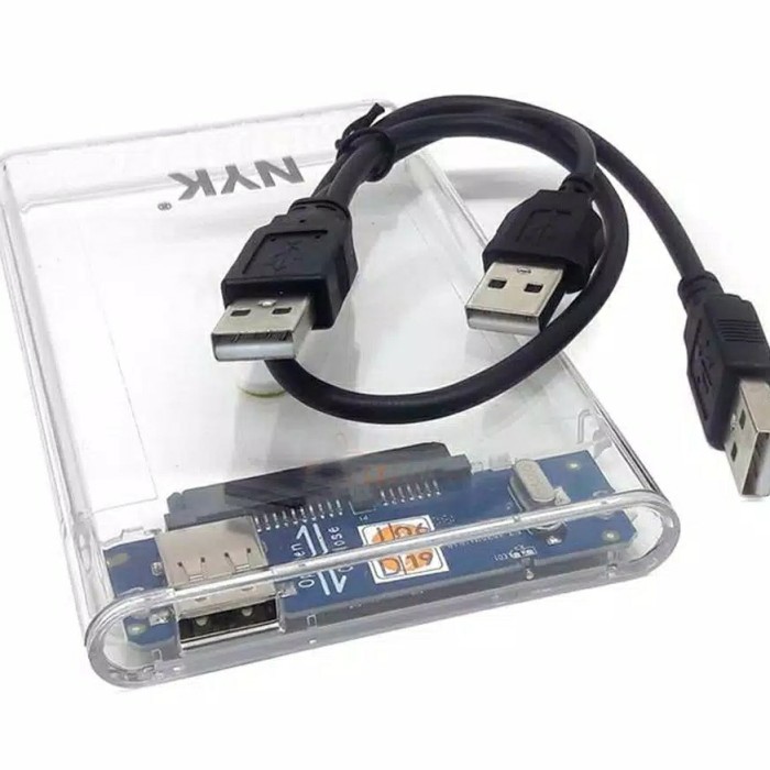 Jual NYK HDD Enclosure SSD 2.5 USB2.0 HDD External Original Termurah | Shopee Indonesia