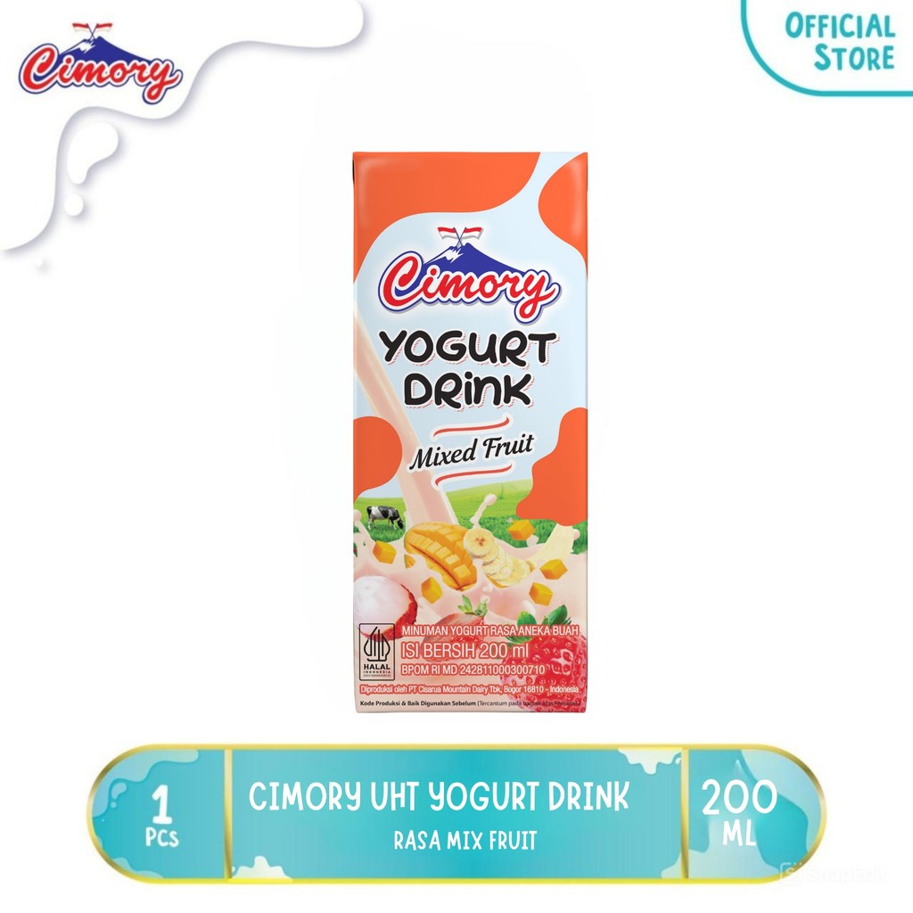 Jual UHT YOGHURT DRINK 200ML MIXED FRUIT | Shopee Indonesia