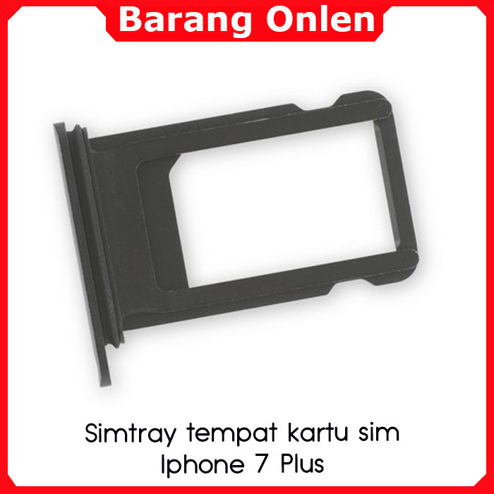 Jual Slot Tempat Dudukan Kartu Simcard iph 7 plus Sim card Lock iph 7 ...