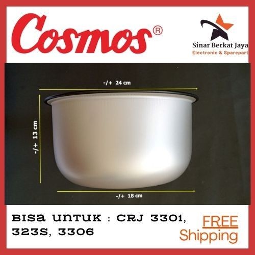 Jual ELECTROMART Panci Rice Cooker Cosmos CRJ 3301 - CRJ 3306 - CRJ ...