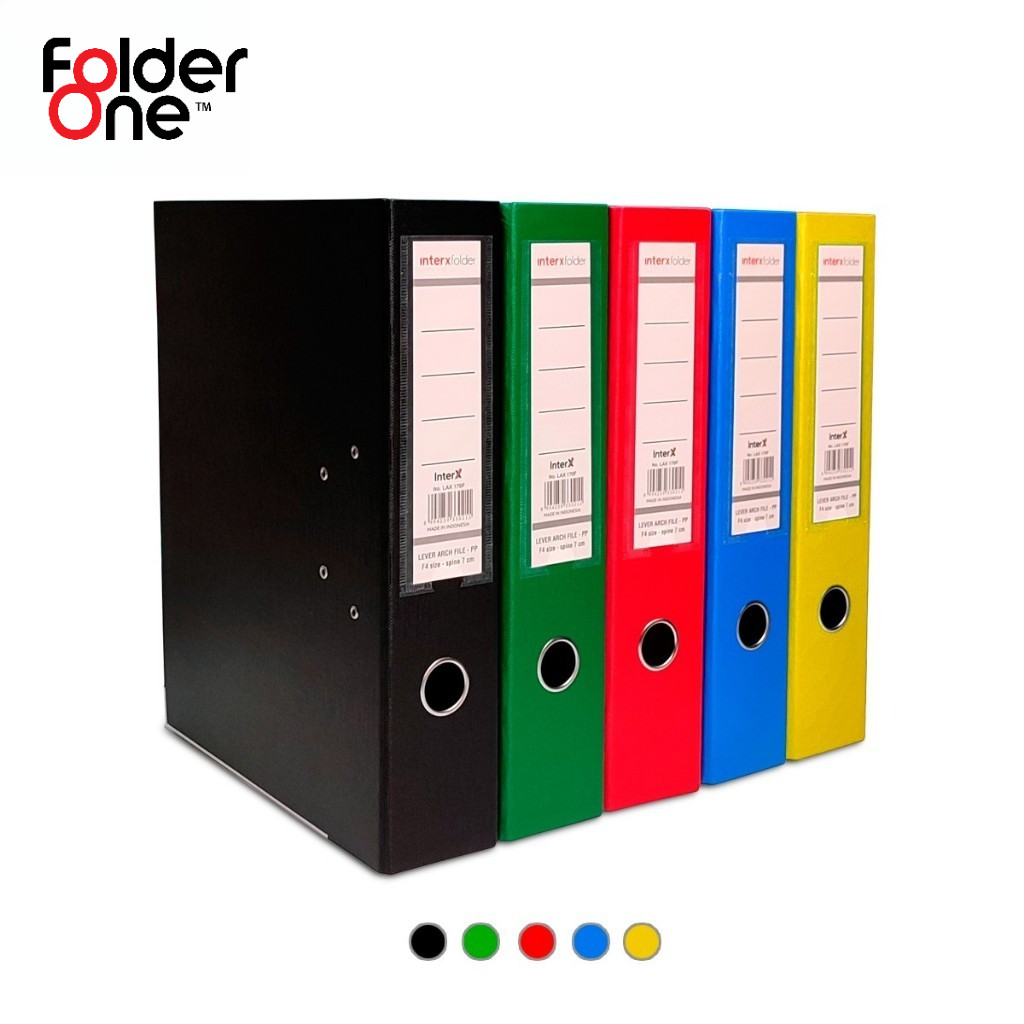 Jual InterX Folder Ordner 7 cm Arsip Kantor / Lever Arch File Tebal ...