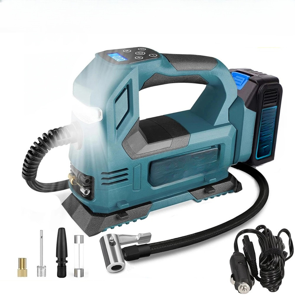 Jual Portable Tire Inflator Air Pump Rechargeable Compressor Digital ...