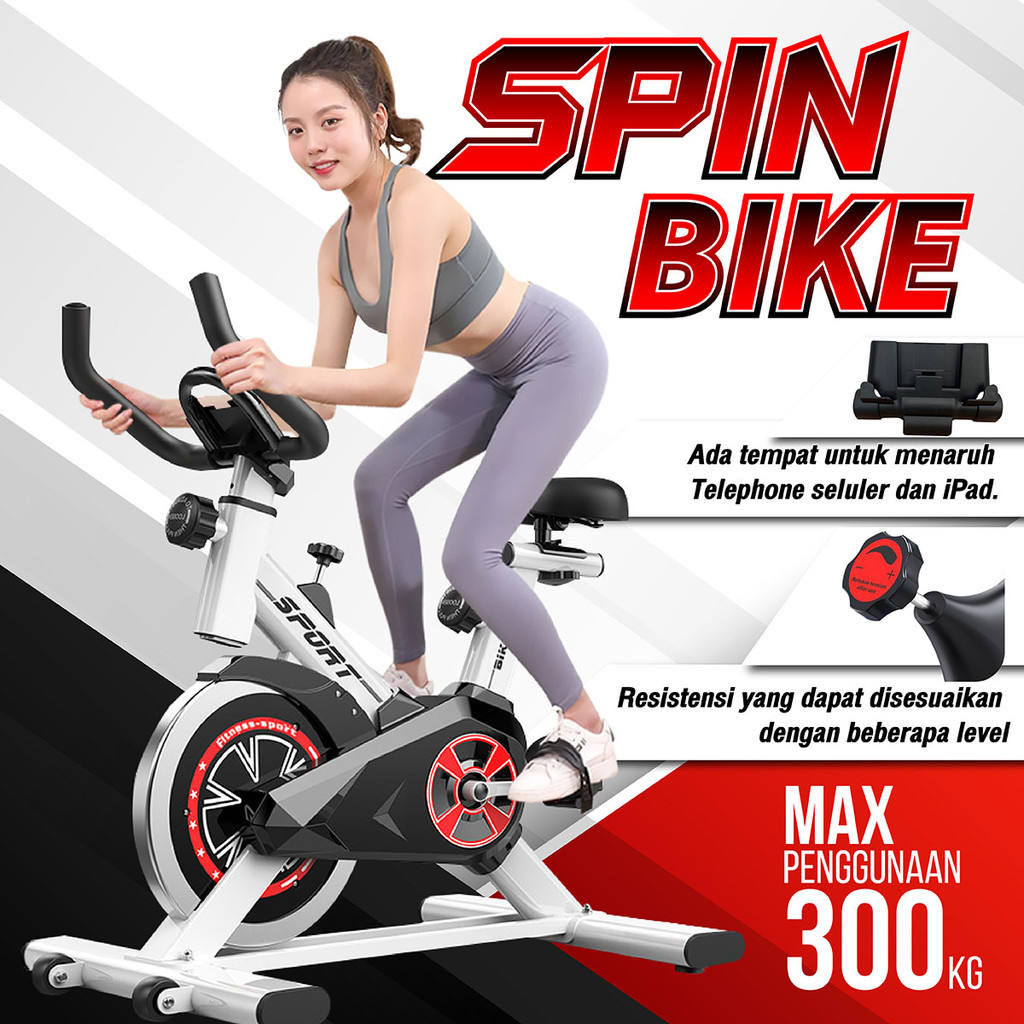 Jual Spinning Bike With App Statis Sepeda Fitness Magnetic Adjustable ...