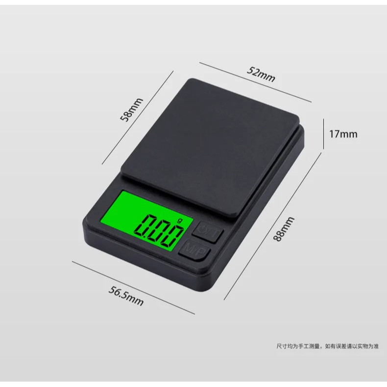 Jual Precision Pocket Scale 1000g X 0.01g - Digital Gram, Food, Jewelry ...